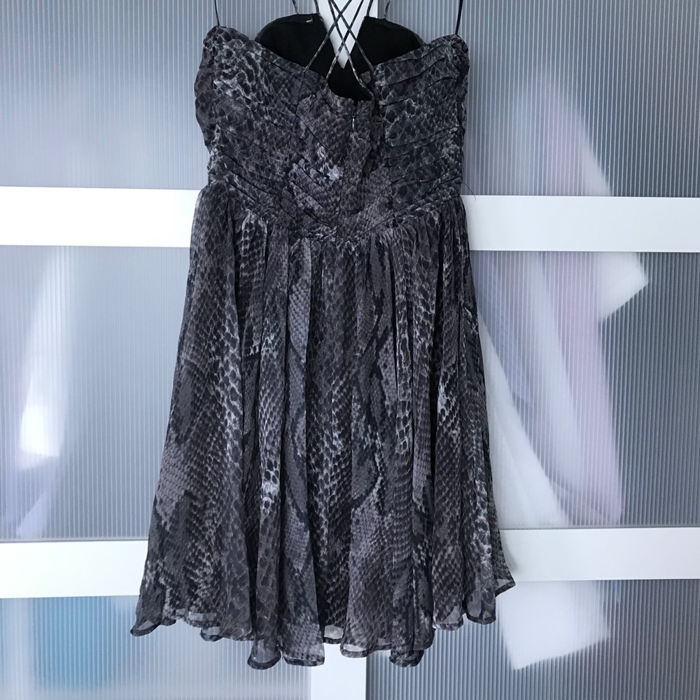 Snake Print Corset Dress - Gem